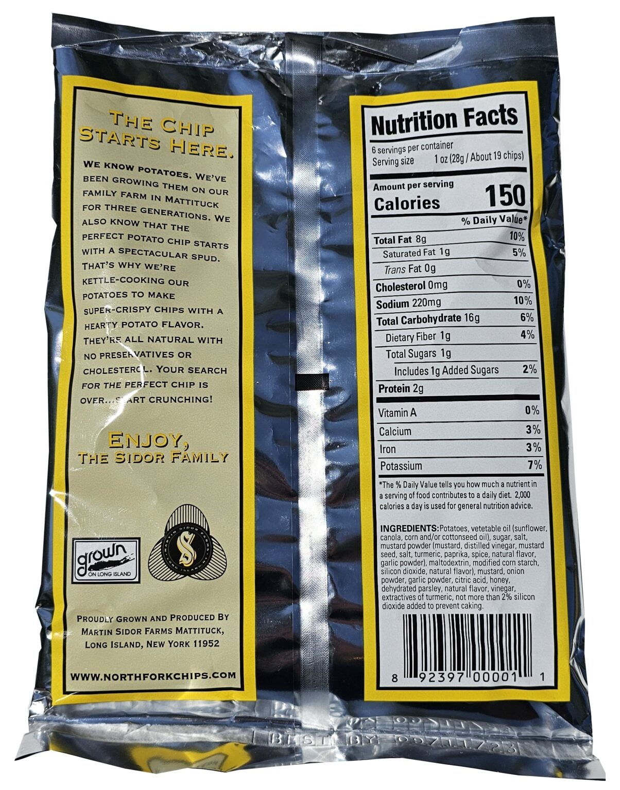 Honey Mustard - North Fork Chips - The Most Delicious Kettle Cooked Chips